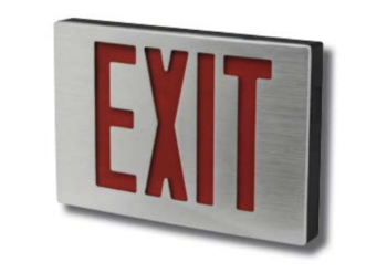 NYC Compliant Diecast Aluminum LED Exit Sign (NYKXTEU) - Renova