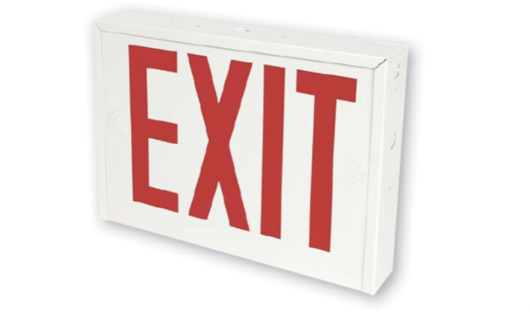 NYC Compliant Steel LED Exit Sign (NYXTEU) - Renova